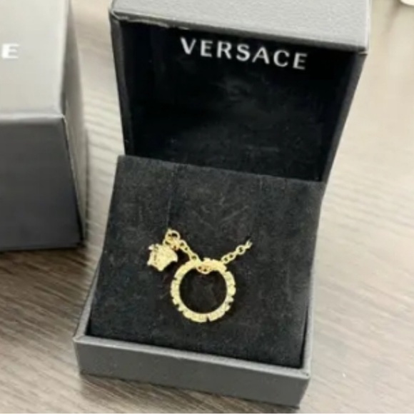Versace | Jewelry | Authentic Nwb Versace Medusa Gold Necklace | Poshmark